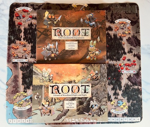 ROOT + Exp + Mat / A Game of Woodland Might & Right + Clockwork Exp ...