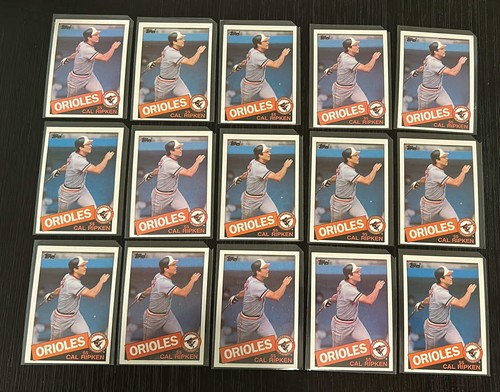 1985 Topps #30 Cal Ripken Jr. Lot of 50 cards NM to NM/MT Orioles HOF ...
