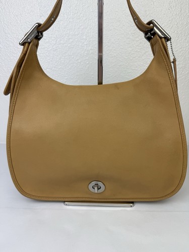 Vintage 90s Coach Legacy Crescent Leather Flap Shoulder Bag 9718 USA ...