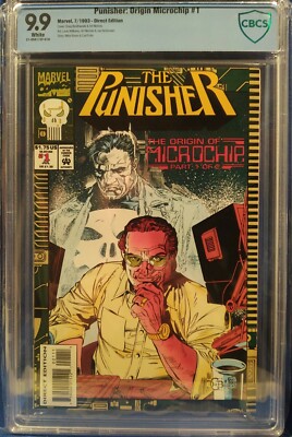 Punisher: Origin Microchip #1 CBCS 9.9 MT White pgs 7/93 | eBay