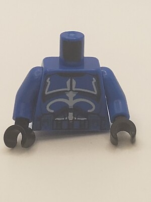 TORSO Lego Male Blue Clone Trooper Senate Commando Captain C0275 | eBay
