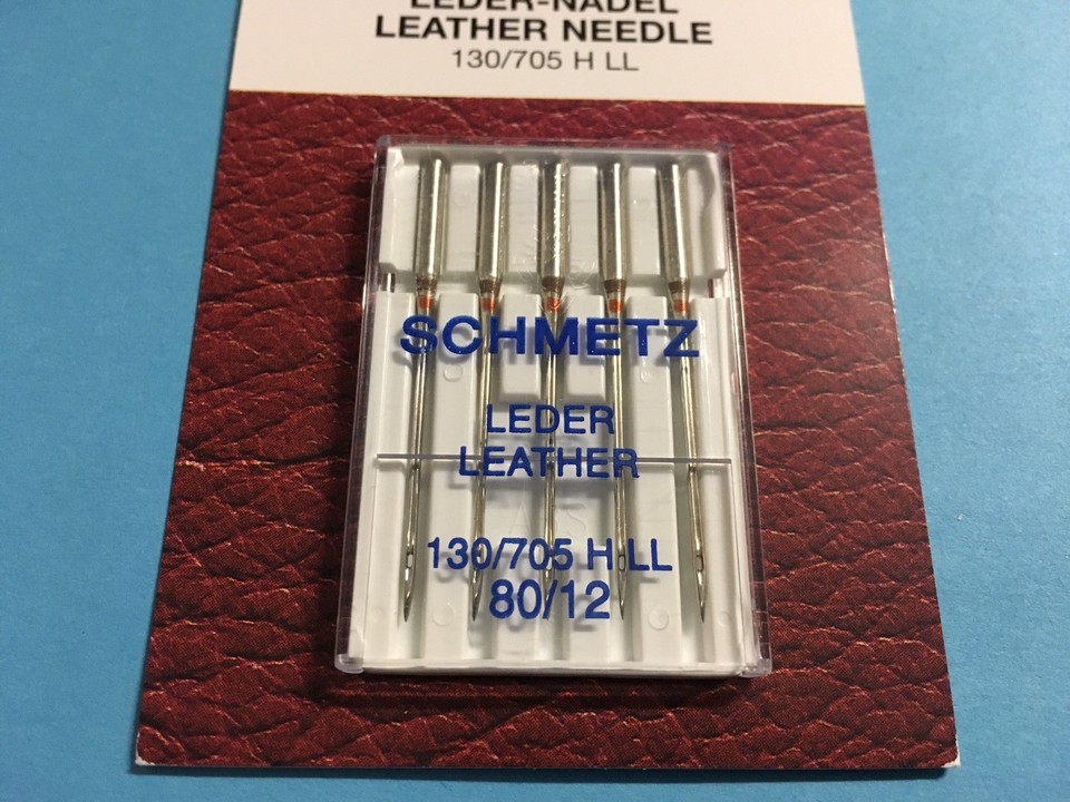 Sewing Machines Needles SCHMETZ Leather Needles 80/12 Flat Piston ...