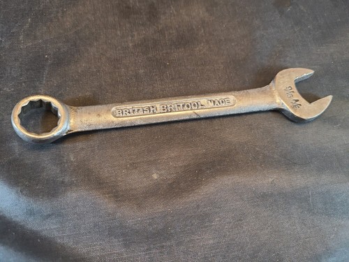 Vintage Britool 9/16 Spanner Britool British Made Spanner #3509 ...