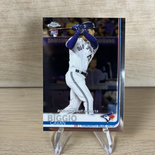 Cavan Biggio Rookie Card 2019 Topps Chrome Rookie Debut RC Toronto Blue ...