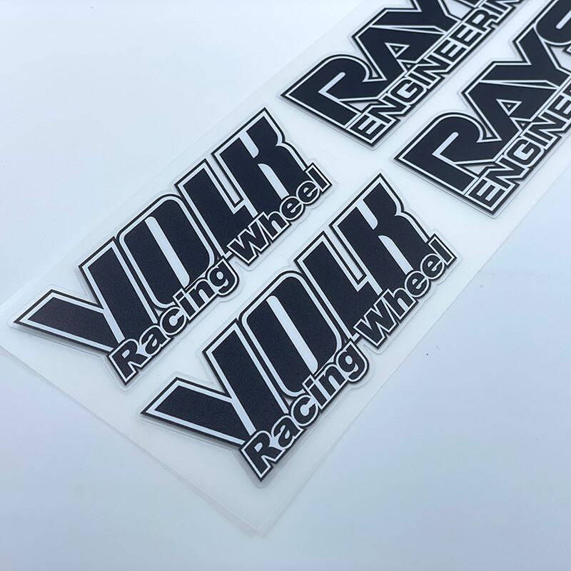JDM Japan Rays Engineering VOLK Racing TE37 Wheel decals sticker 8pcs ...