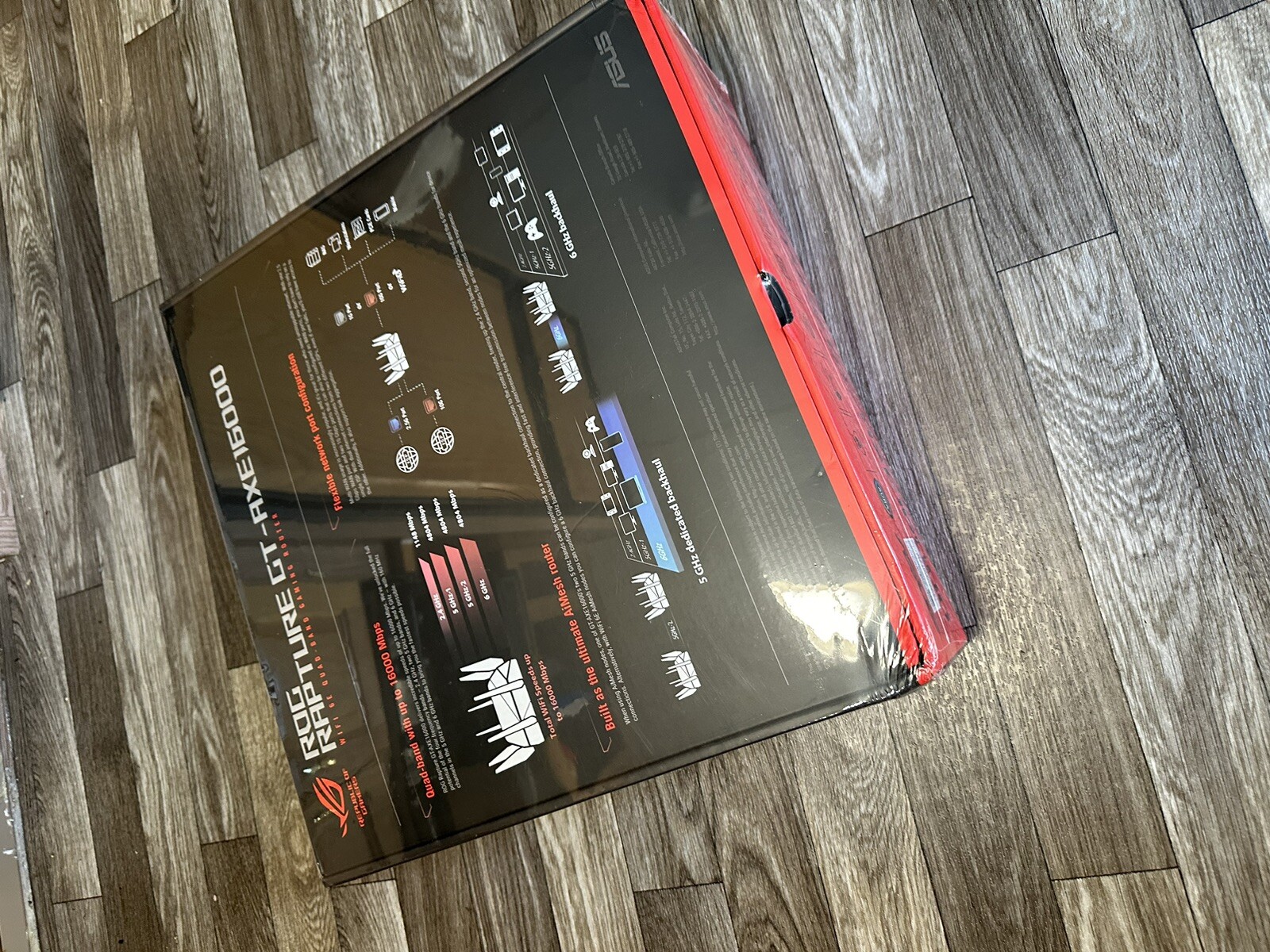 ASUS ROG Rapture GT-AXE16000 Quad-Band Wi-Fi 6E Gaming Router for sale ...