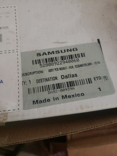 Samsung DA92-00939A Refrigerator Power Control Board | eBay