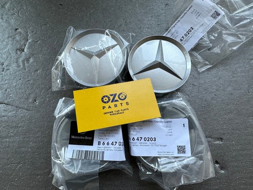 4x Genuine Mercedes-Benz Alloy Wheel Centre Cap B66470203 Original | eBay
