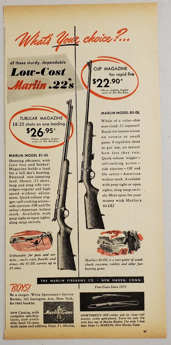 Marlin Model 81 Dl Stock