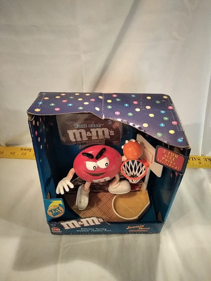 Rare Vintage 1999 M&M's Candy Jammin Red Basketball Candy Dispenser ...