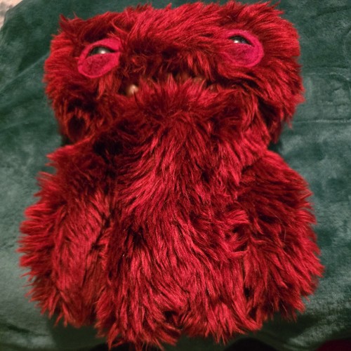 Red Wide Eyed Weirdo Fuggler Funny Ugly Toys Keychain Rare Retired ...