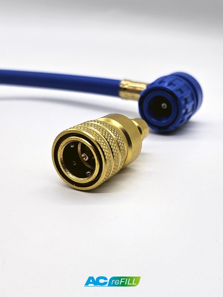 AC Refill R1234YF to R134a Quick Connect Low Port Converter For Cars ...