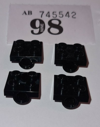 4x LEGO 2444 Plate Modified 2 x 2 with Pin Hole [Split Underside Ribs ...