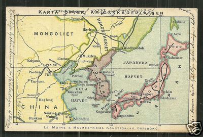 Russo Japanese War Map