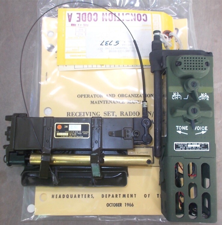 Super Rare Vietnam War US Army Radio PRT-4A PRR-9 Military Emissions | eBay