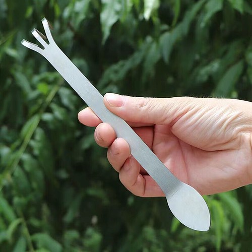 1Pc Stainless Steel Root Rake Bonsai Potted Plants 3-Prong Loosen Soil ...