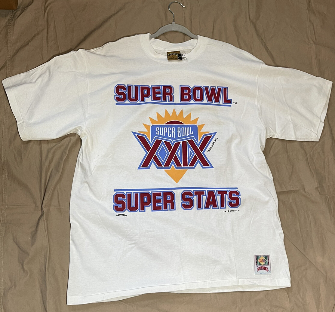 Vintage Superbowl XXIX Super Stats Shirt | eBay