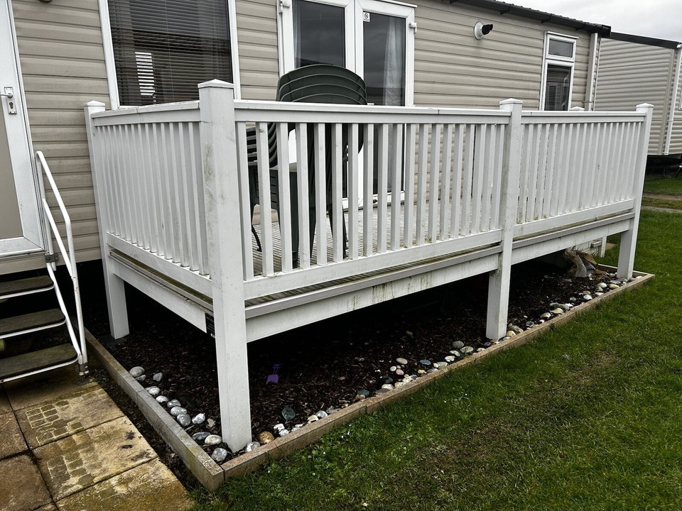 Caravan Side Decking 14ft X 6ft Steps And Gate | eBay UK