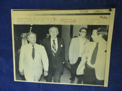 1981 William Casey CIA director (center) Capitol Hill Vintage Wire ...
