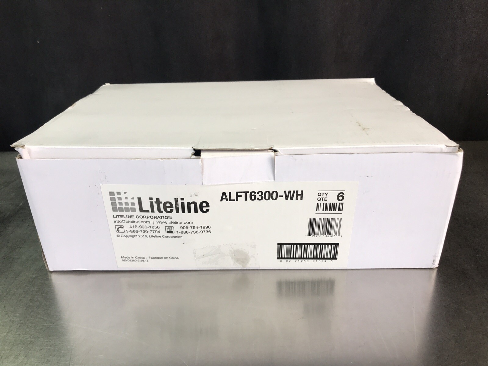Liteline DazzLED Hardwire Box For LED Fluoro Bar 120V ALFT6300-WH Box ...