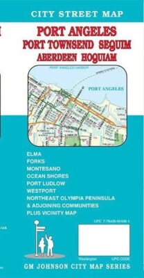 City Street Map of Port Angeles, Port Townsend, Squim, Aberdeen, by GMJ ...