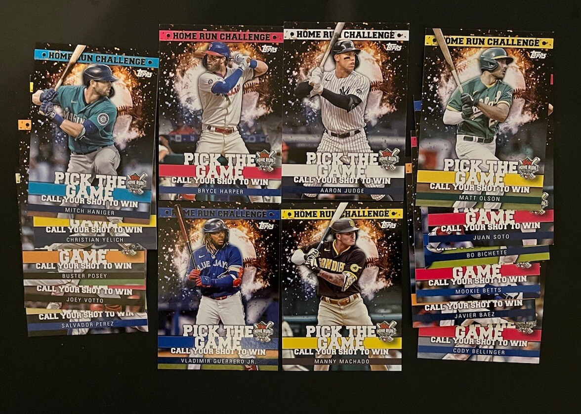 15x LOT 2022 Topps Home Run Challenge Cards *Not Used UNSCRATCHED* (M1 ...