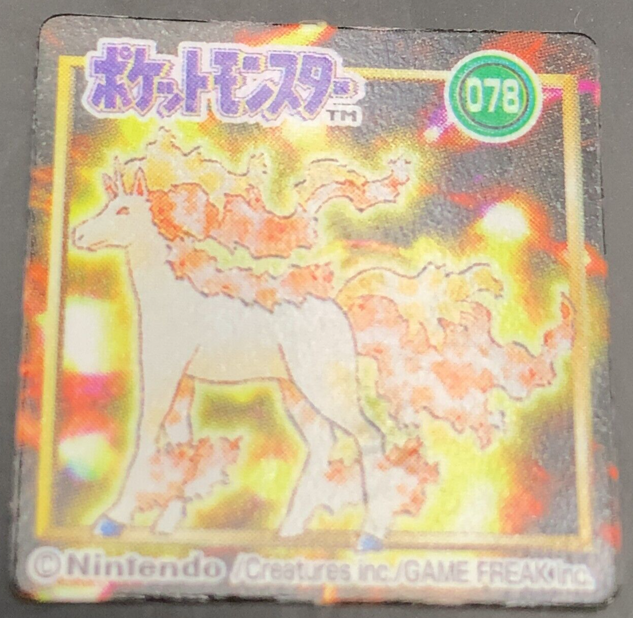 Rapidash Pokemon Mini Cards Nintendo Japanese Game F/S Anime Vintage ...