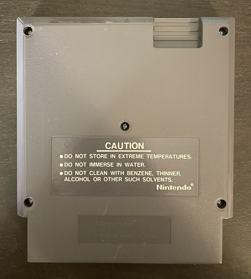 Super Mario Bros. (Nintendo Entertainment System, 1985) NES 5 Screw ...