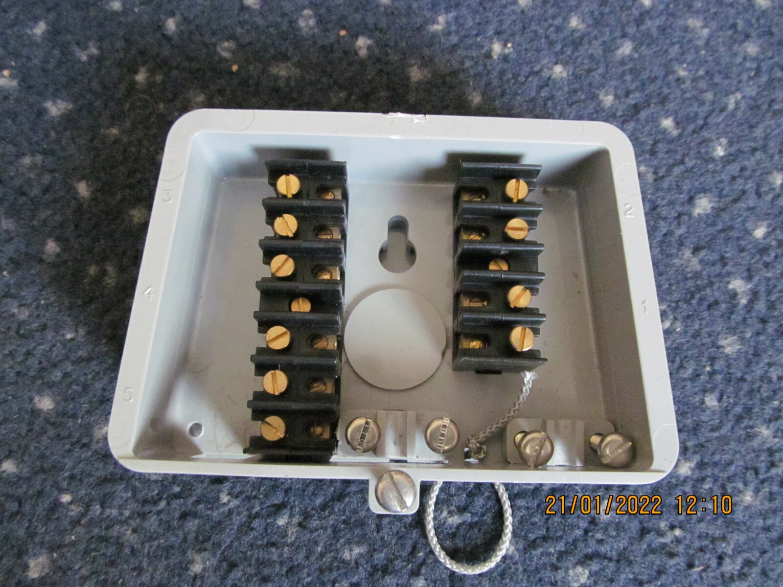 Telephone wiring connection box, new. As used by BT (Block Terminal 66B ...