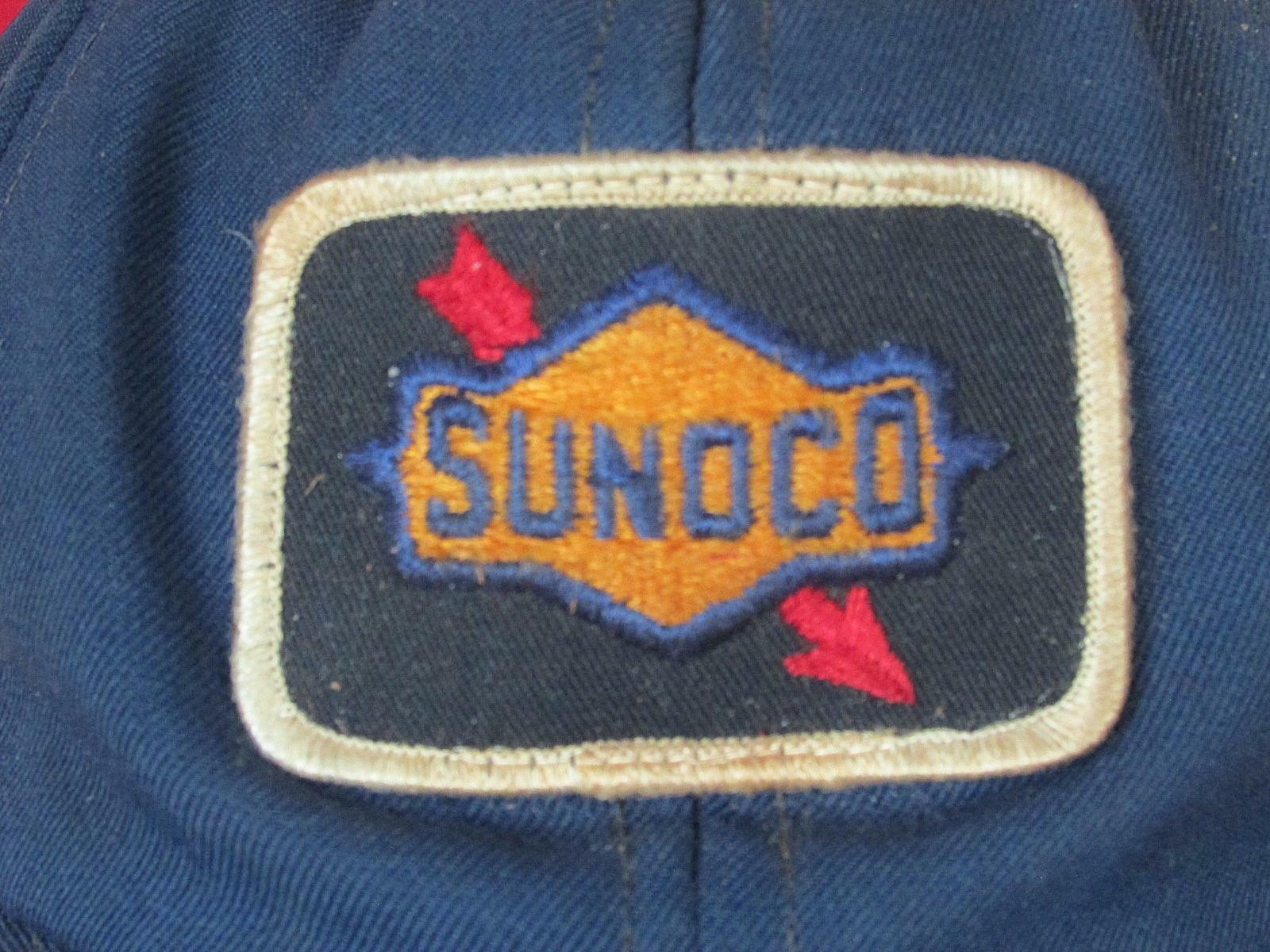 Vintage Sunoco Gasoline Service Station Work Hat Uniform Visor Cap Gas ...