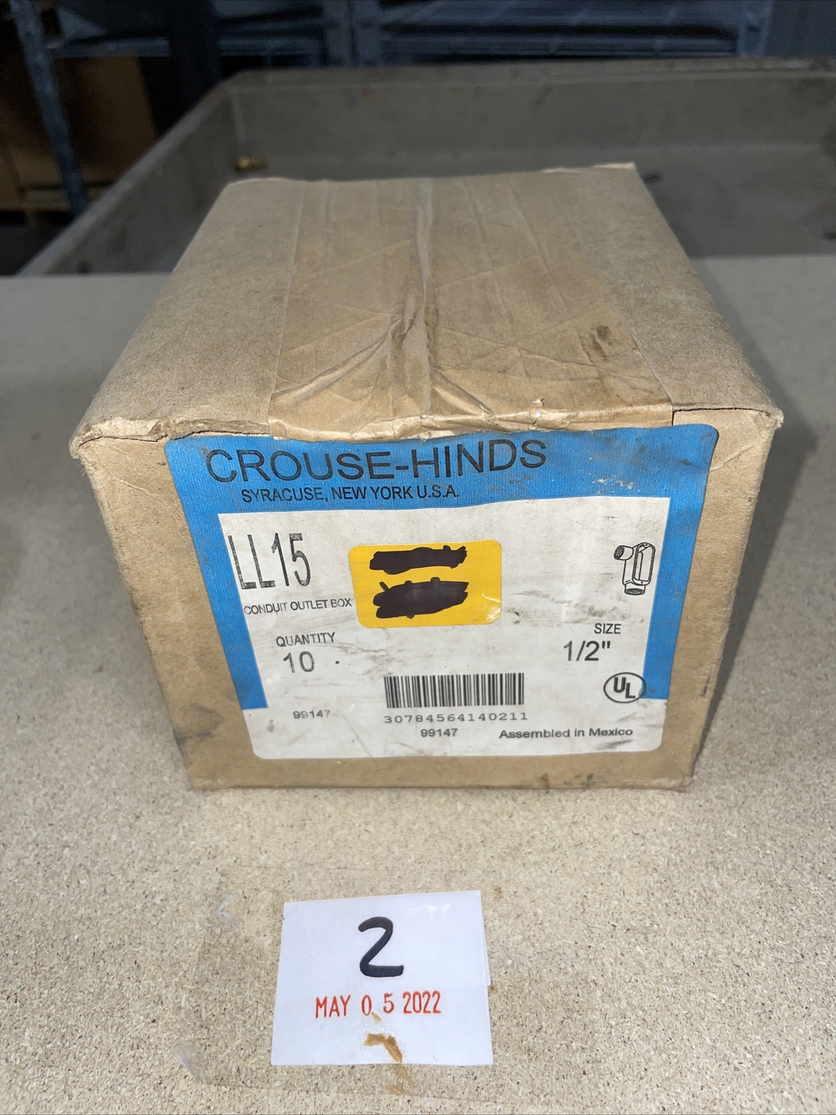 Crouse-Hinds NSB LL15 Other Conduit/Fittings/Outlet Boxes 10BOX for ...