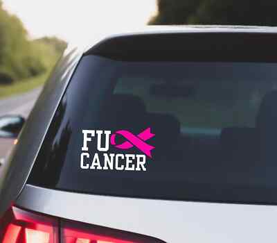 Cancer, Cancer Decal, FU Cancer Decal, FU Cancer Vinyl Decal, FU Cancer ...