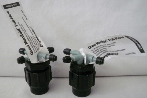 2 Drip Master Quad Manifold Full Flow 61004 46878610040| eBay