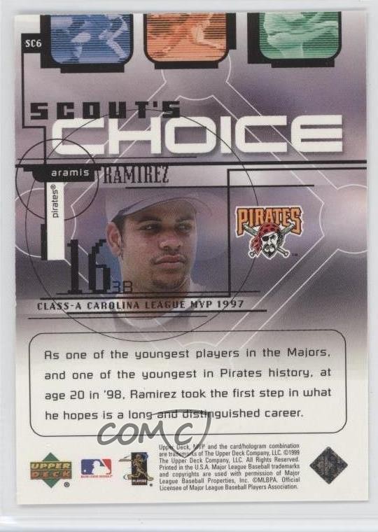 1999 Upper Deck MVP Scout's Choice Aramis Ramirez #SC6 | eBay