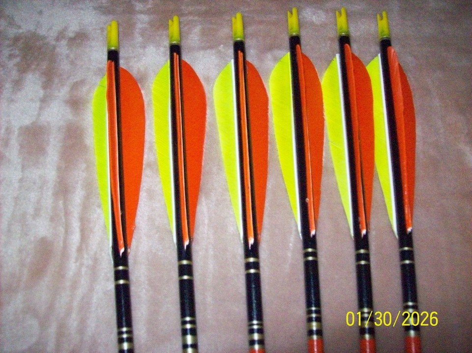 Vintage Micro-flite target type arrows (fiberglass size 5) | eBay