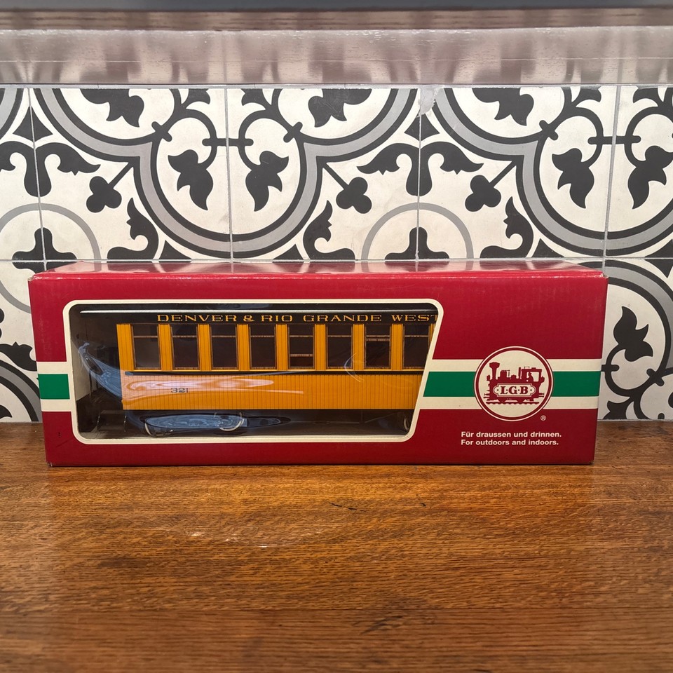 New LGB 30805 Denver & Rio Grande Western Passenger Combine Coach 320 ...