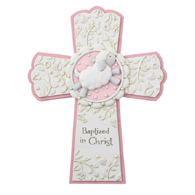 Baptized in Christ 7” Cross Pink | eBay