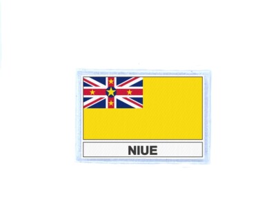 Patch Badge Printed Flag Nude Niue | eBay