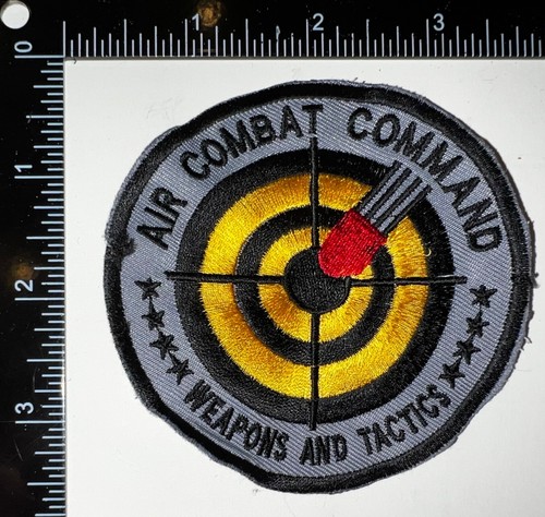 USAF US Air Force ACC Air Combat Command Weapons And Tactics Patch | eBay