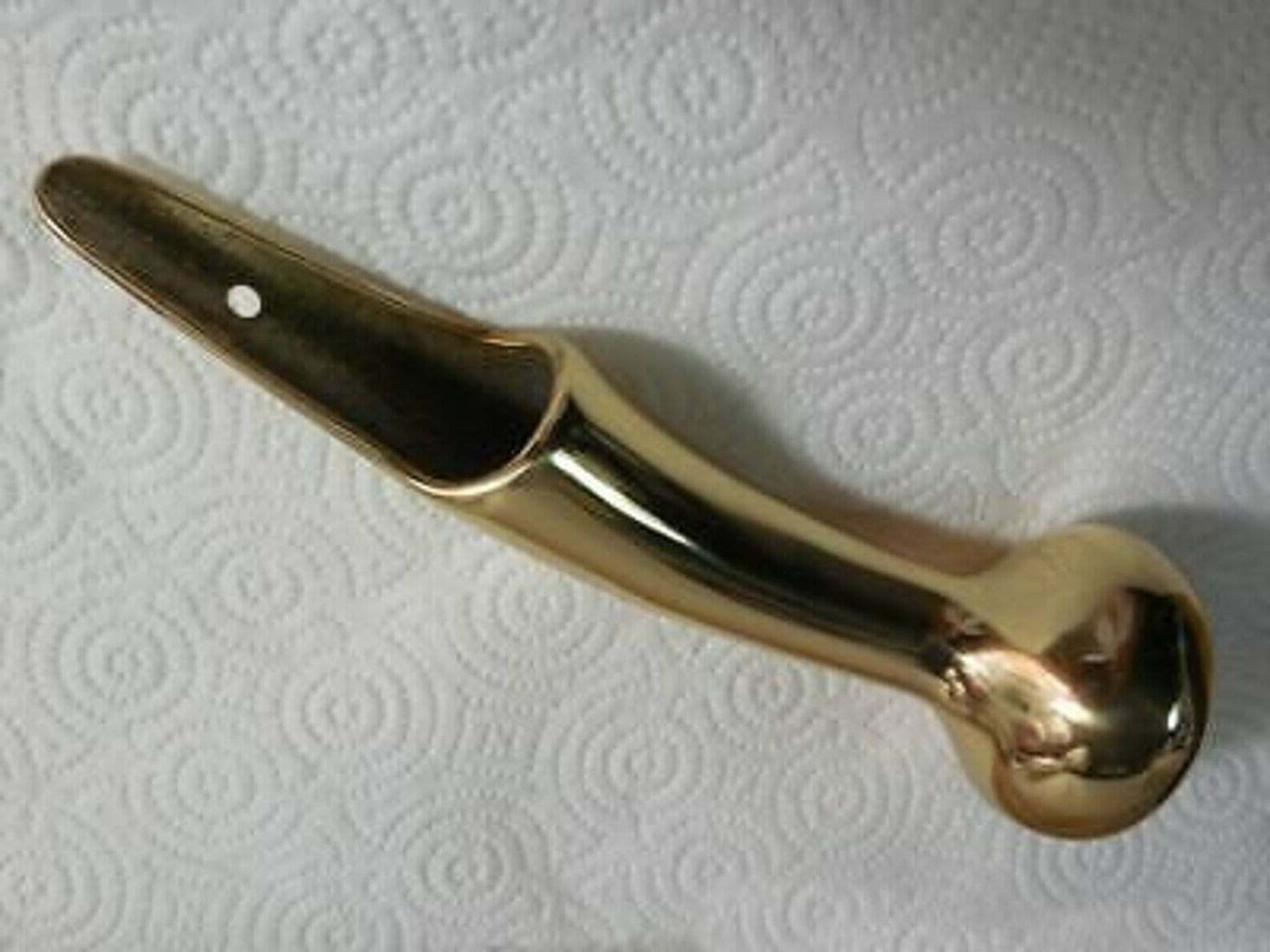 Handmade 7 1/2" Brass Hame Ball Handle Only For Wooden Walking Stick ...