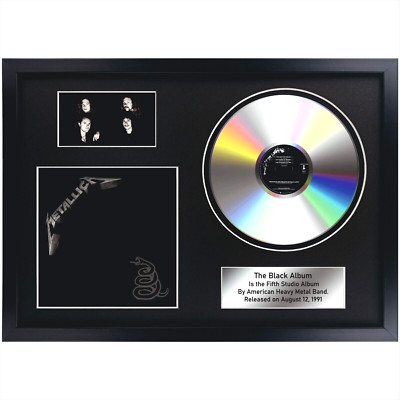 Metallica The Black Album / Memorabilia / Souvenir in black frame ...