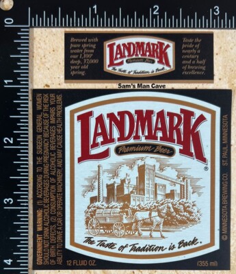 Landmark Beer Label - MINNESOTA | eBay
