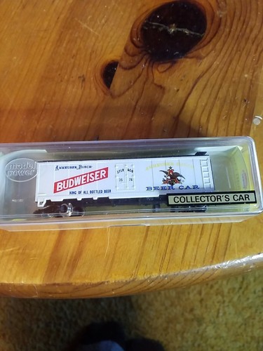 N-scale Model Power Budweiser Beer Refrigerator 40 ft Reefer 3725 ADCX ...