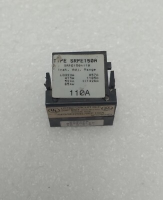 GENERAL ELECTRIC RATING PLUG SRPE150A | eBay