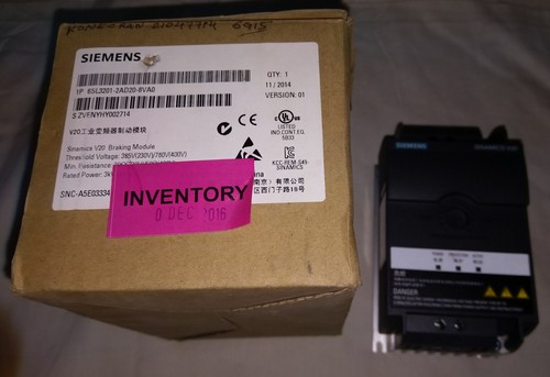Siemens 6SL3201-2AD20-8VA0 Sinamics V20 BRAKING Module | eBay