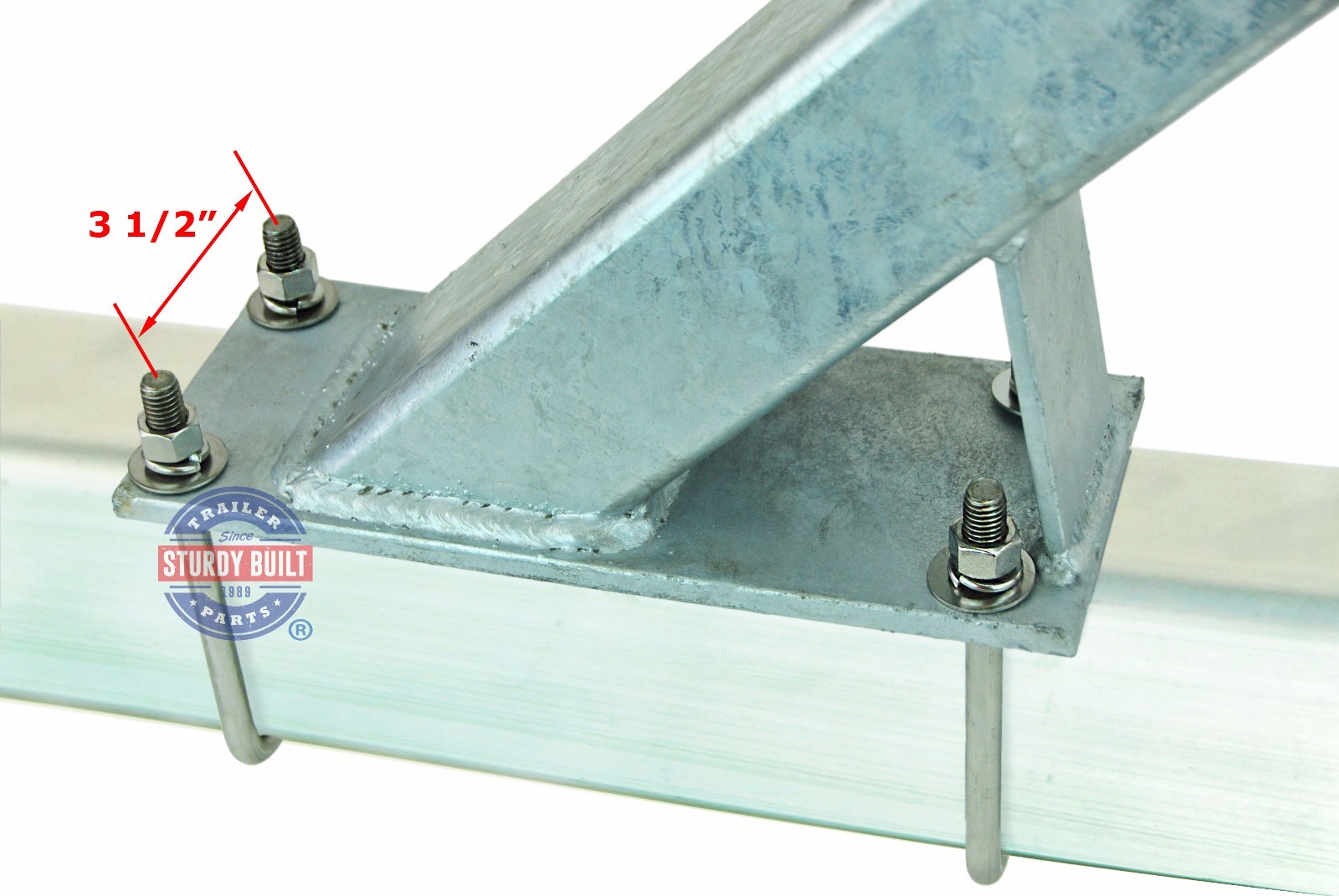 Boat Trailer Poly Bow Rest Catcher Stop Assembly for Adjustable ...