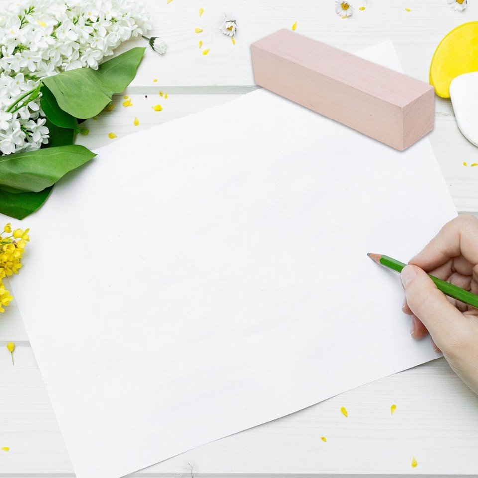 Handmade Wooden Craft Plank Small Wood Block Projects Natural Color ...