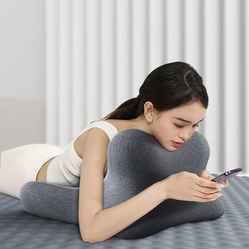 Wedge Prone Pillow Support Travel Home Sitting up Ergonomic Face Down ...