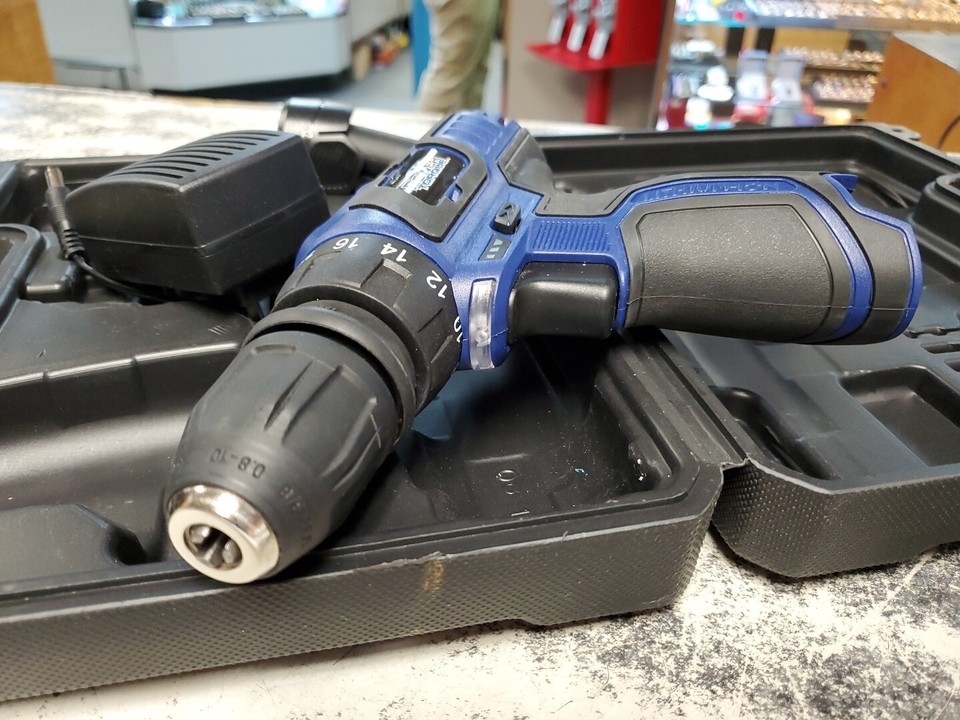 Power Torque PTT0001 12 Volt 2- In- 1 Lithium Ion Cordless Drill Driver ...