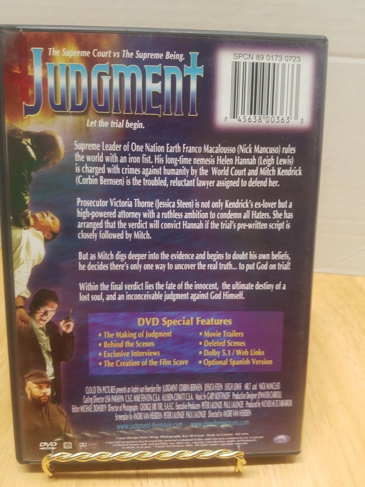 Judgment (DVD, 2008) 745638003633| eBay